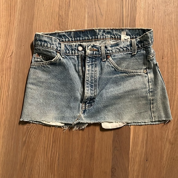 Levi's | Skirts | Vintage Levis Denim Mini Skirt | Poshmark